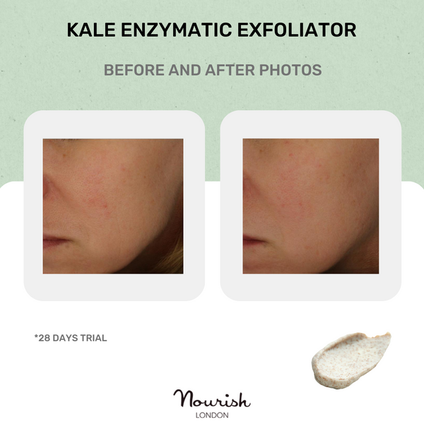 Kale Enzyme Exfoliator with Pomegranate Enzymes - Nourish London